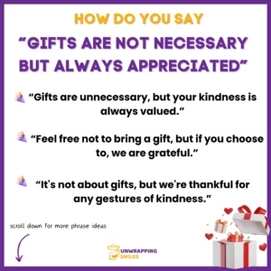 How To Politely Ask For Gifts On an Invitation? [7 Tips]