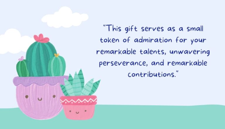 35 'You Deserve This Gift Message' Wording Ideas