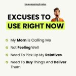 20 Reasonable Excuses To Leave Your Friends House Early