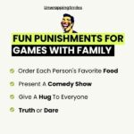 23 Fun and Creative Punishments For Games With Family