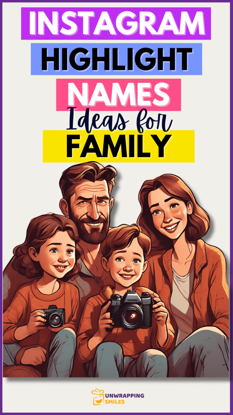 200 Instagram Highlight Names For Family [2026]