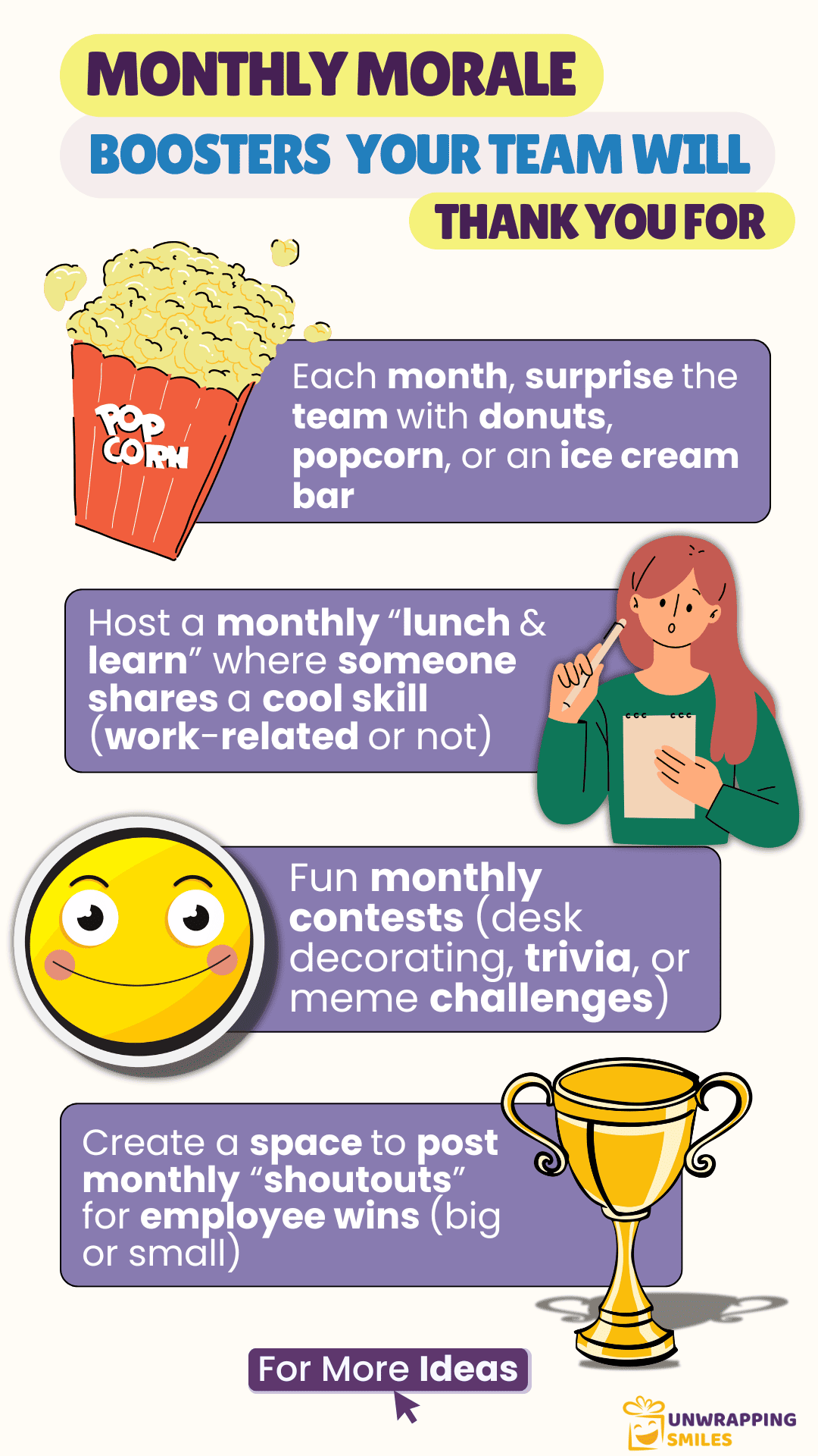 Monthly Staff Morale Boosters Ideas [Jan To Dec 2026]