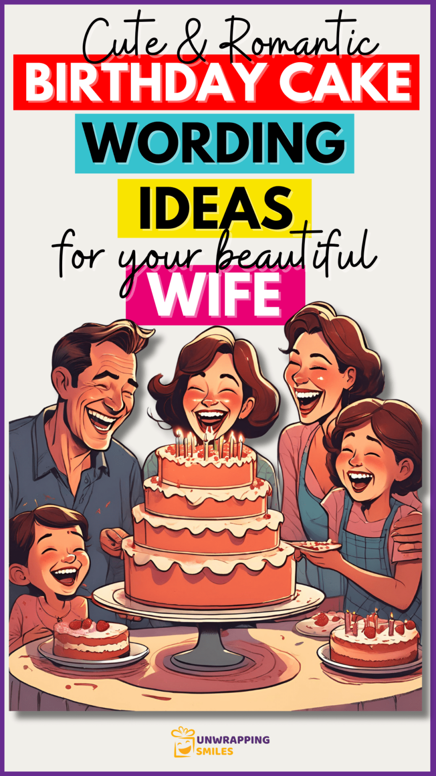 60 Cute Birthday Cake Wording Ideas For Wife