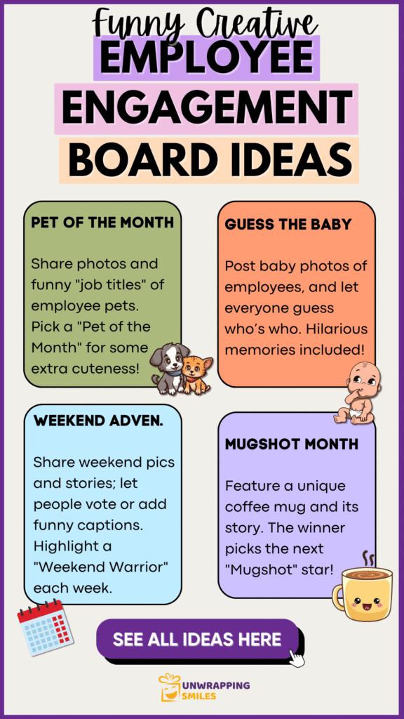 15 Funny Employee Engagement Board Ideas For Office
