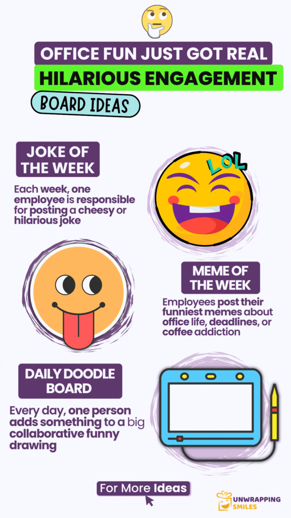 15 Funny Employee Engagement Board Ideas For Office