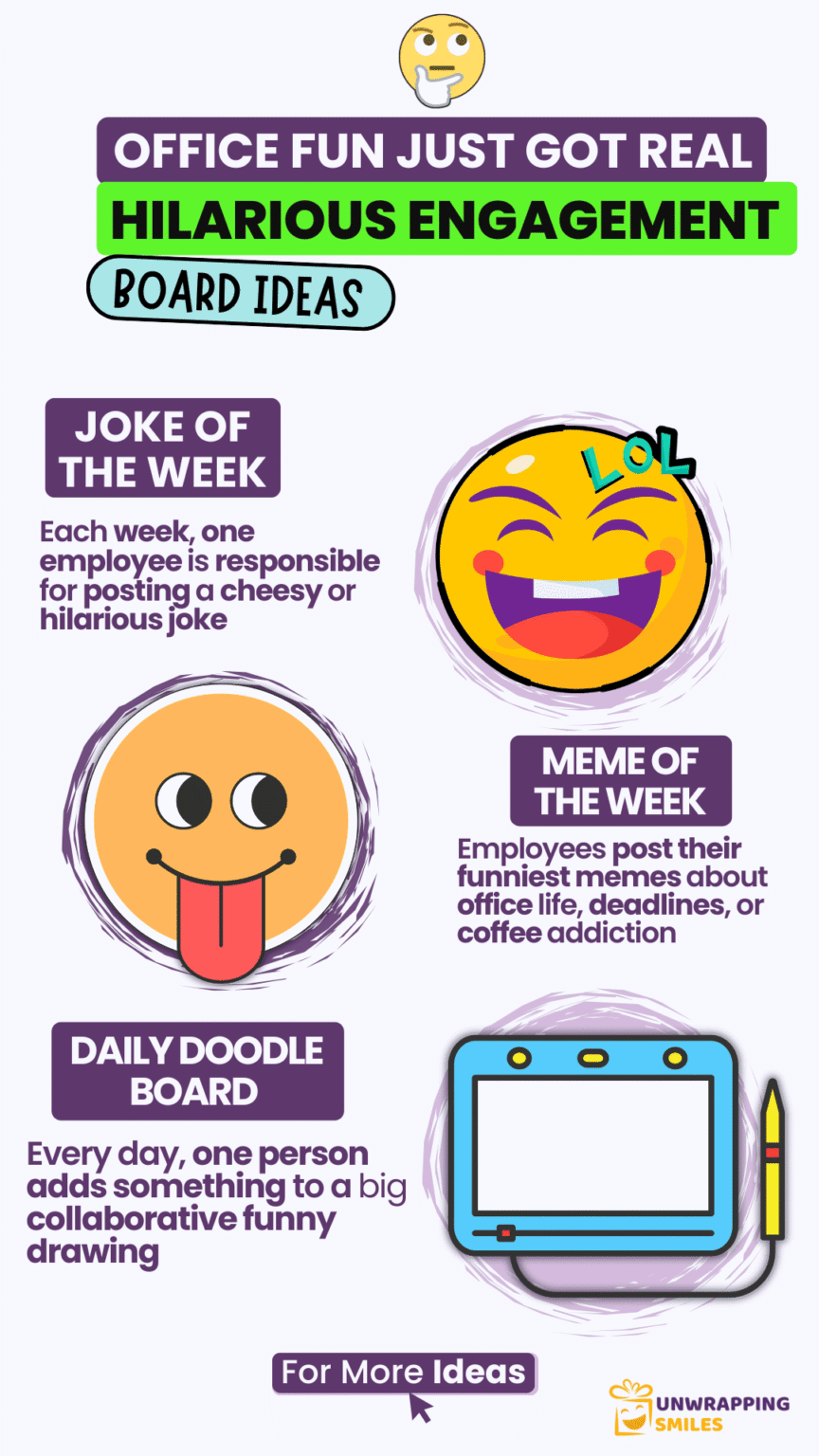 15 Funny Employee Engagement Board Ideas For Office