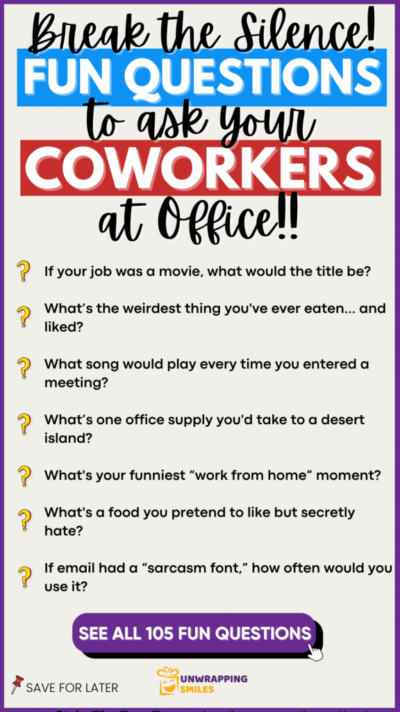 100+ Fun Questions To Ask Coworkers That'll Make Them Laugh