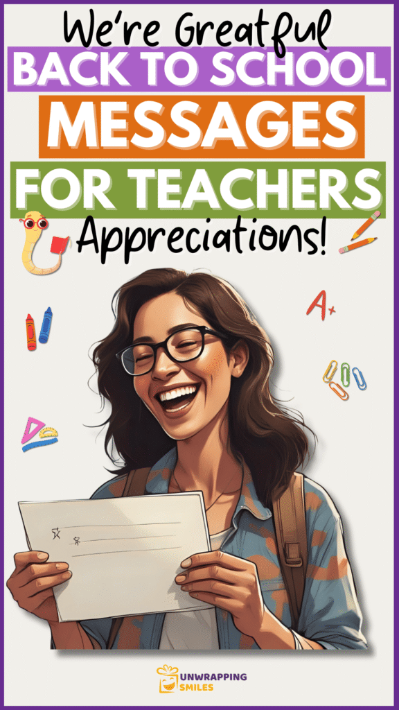 100 Appreciative Back To School Messages For Teachers 2026