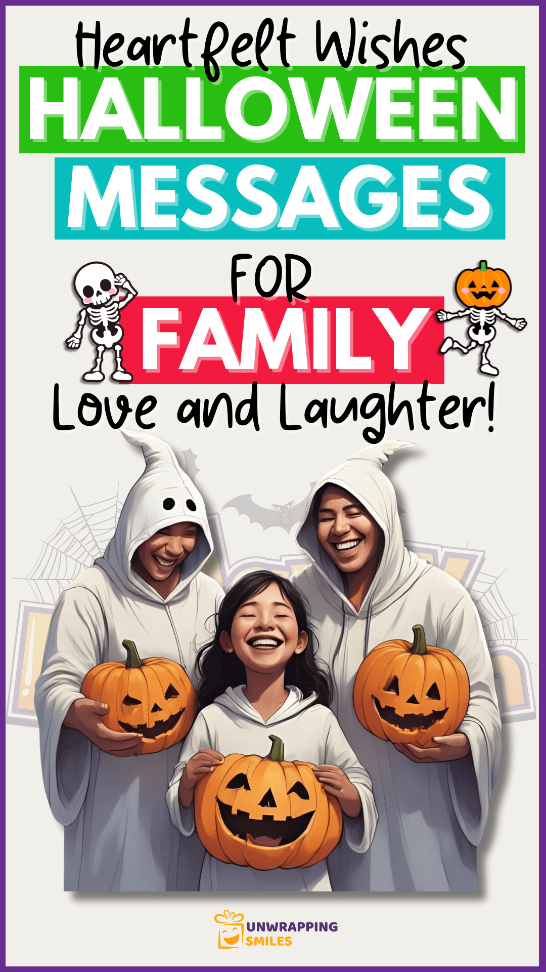 110 Halloween Messages For Family [To Spread Love & Joy]