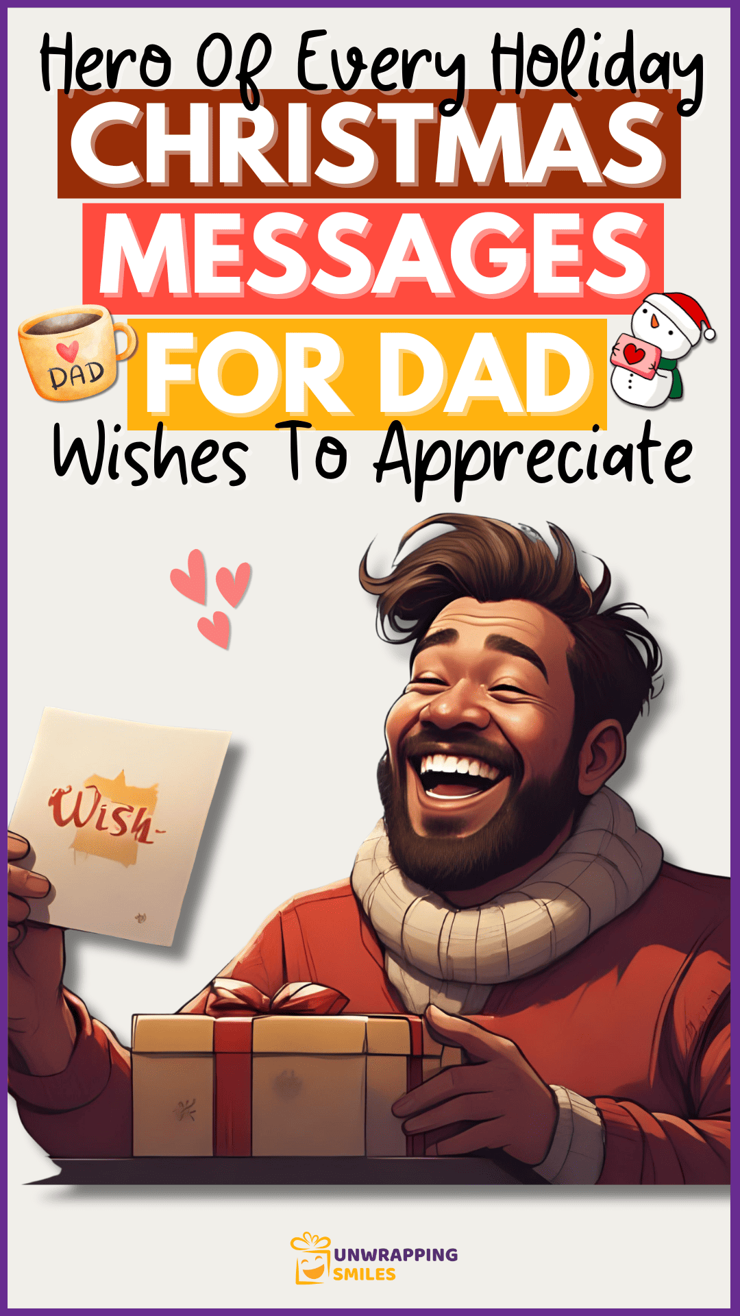 95 Christmas Messages For Dad [Heart Touching & Appreciative]