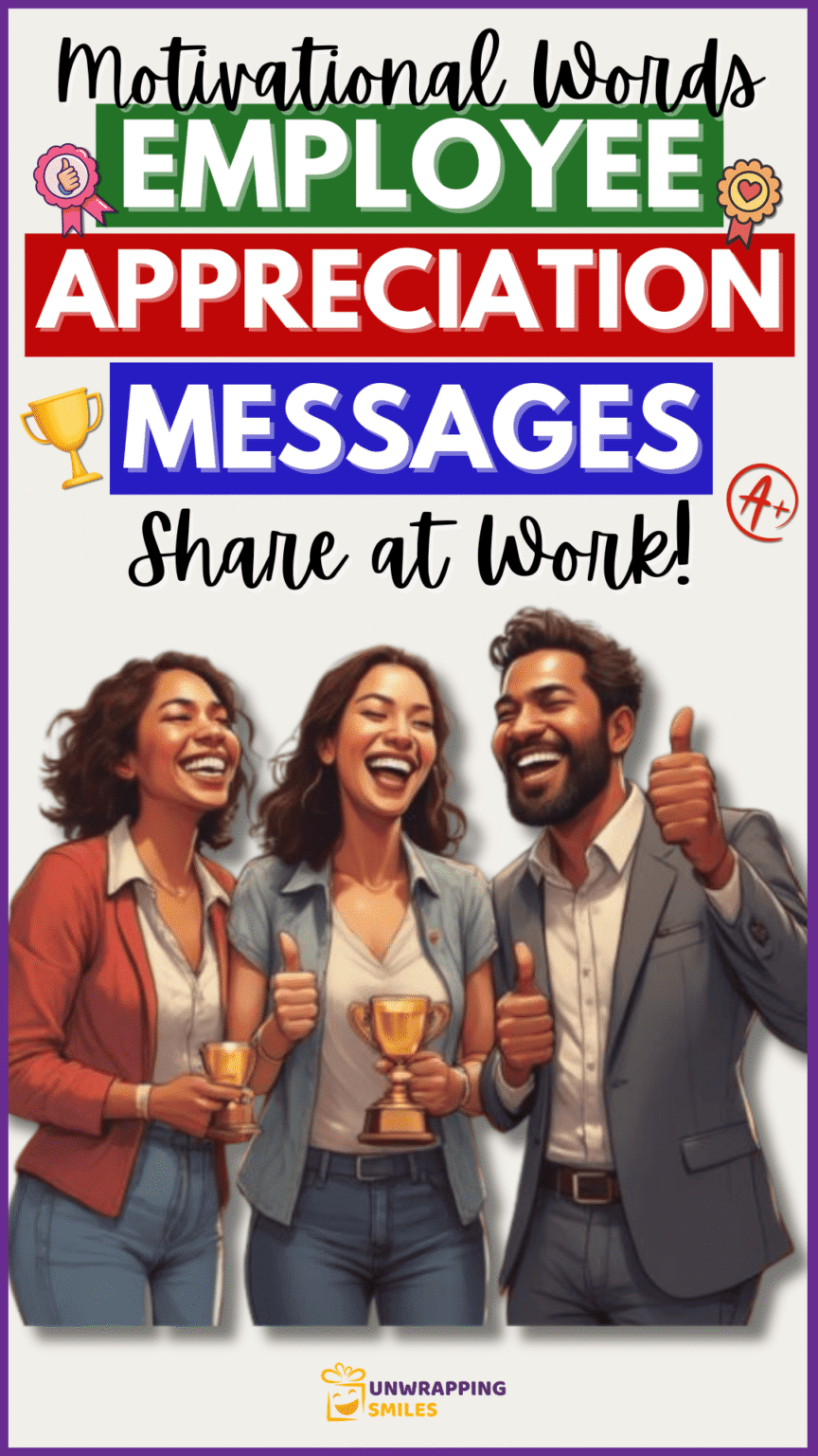 105 Motivational Employee Appreciation Messages To Share at Work