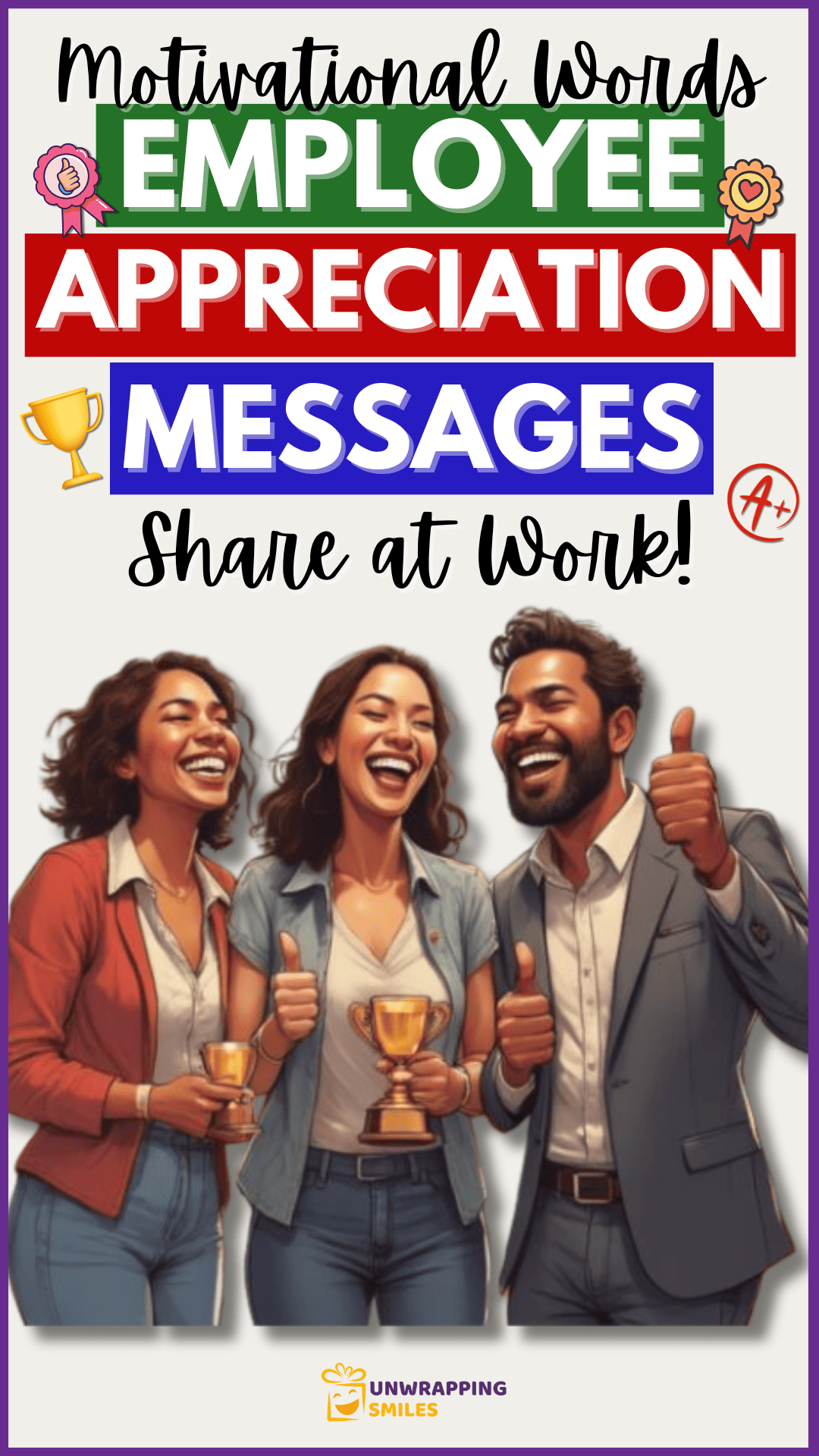 105 Motivational Employee Appreciation Messages To Share at Work